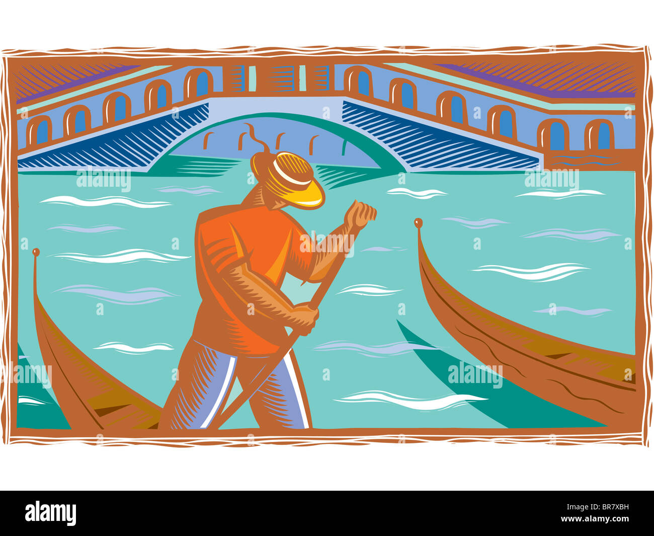 Venice illustration hi-res stock photography and images - Alamy