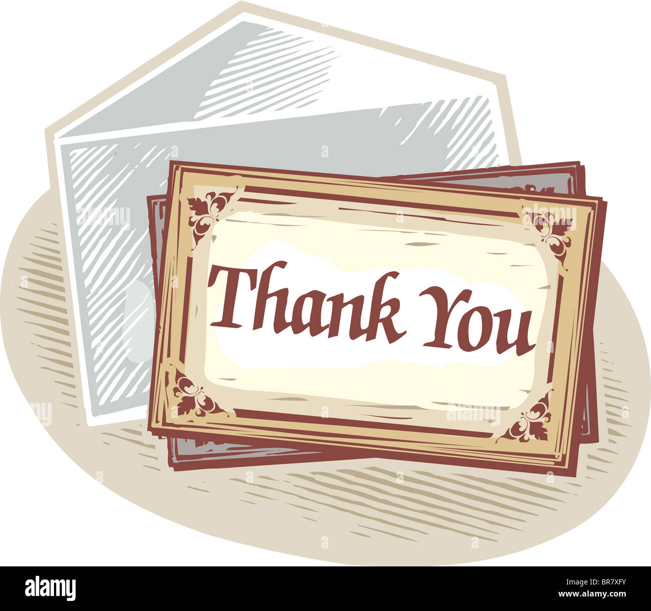 Thank you card Stock Photo - Alamy
