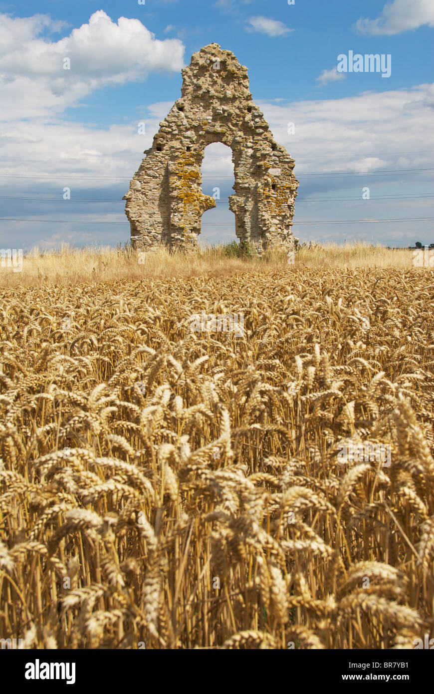 Midley church ruins Stock Photo - Alamy
