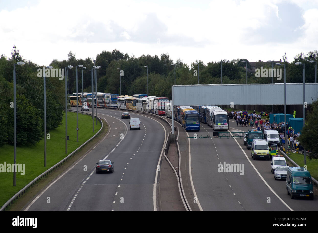 M77 motorway hi-res stock photography and images - Alamy