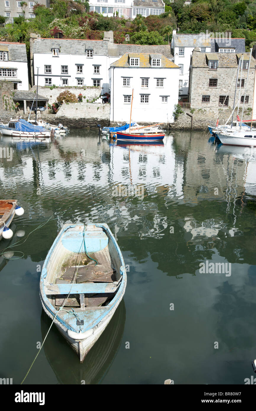 The Picturesque fishing village of Polperro in Cornwall is a popular ...