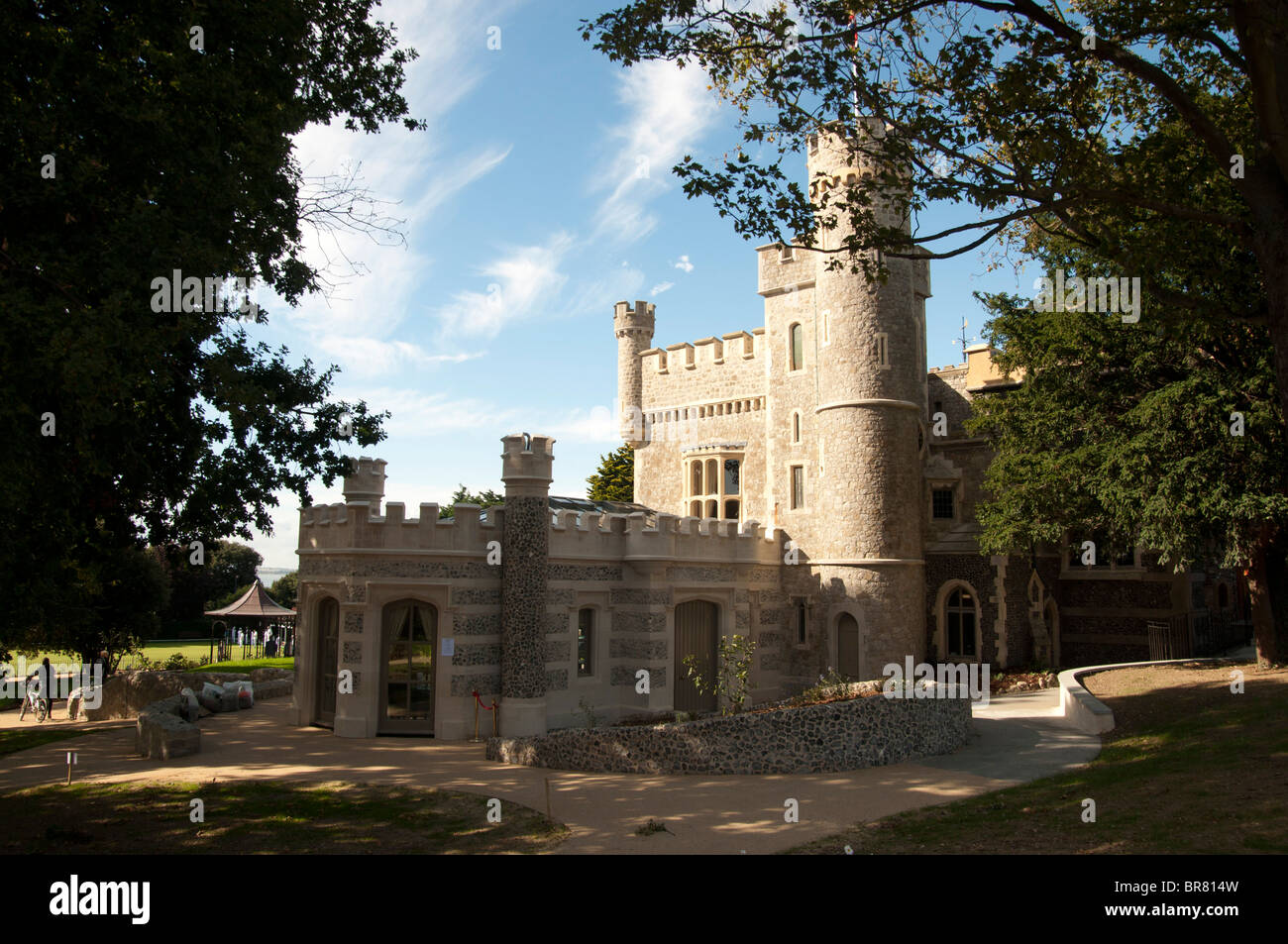 Whitstable Castle and Gardens built in 1790 for the pearson family with ...