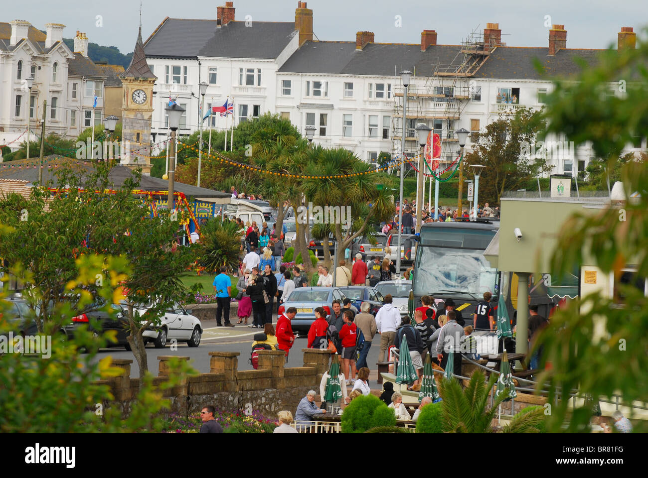 Exmouth beach seafront devon west hi-res stock photography and images ...