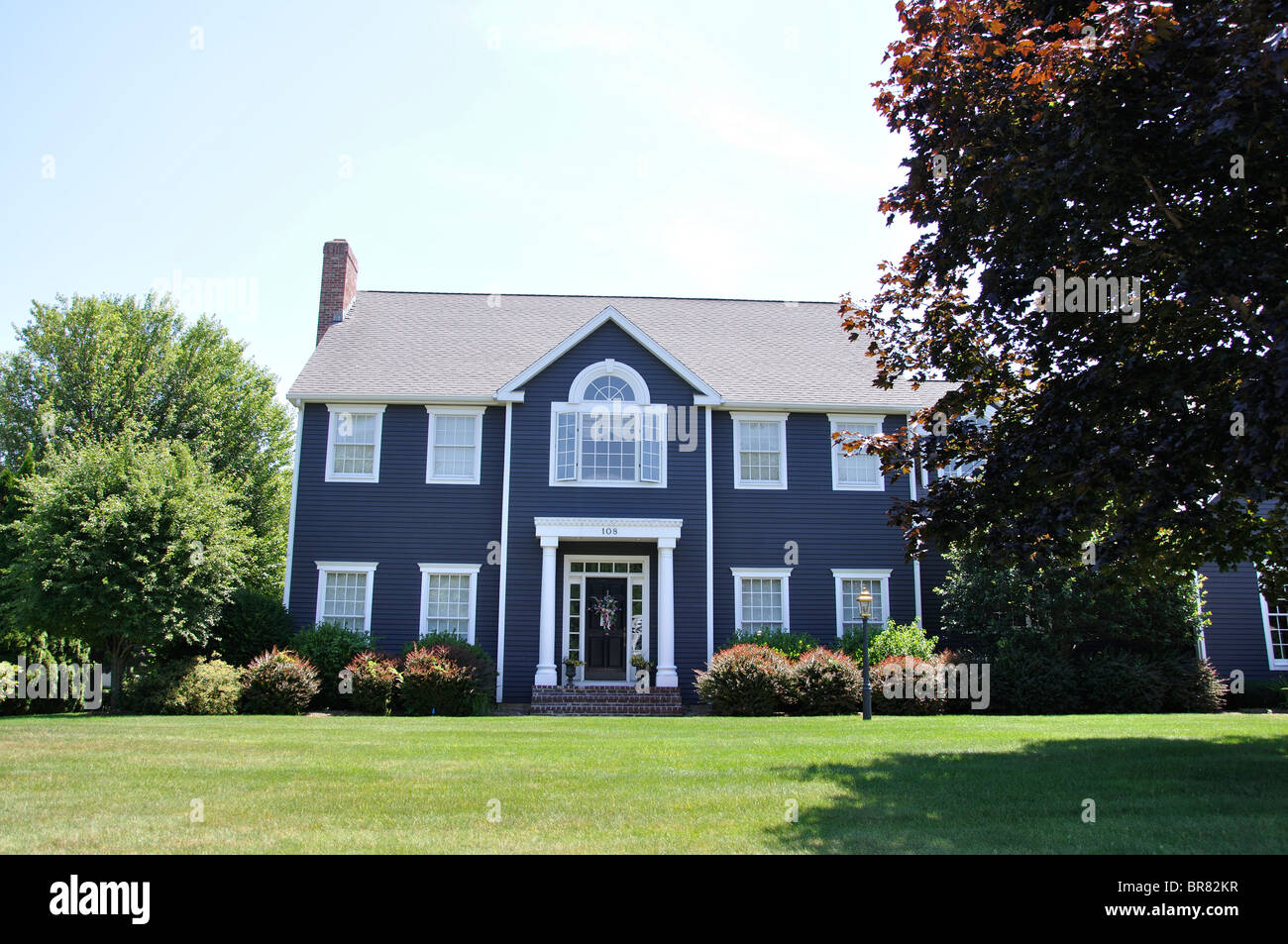 New England house, Connecticut, USA Stock Photo - Alamy