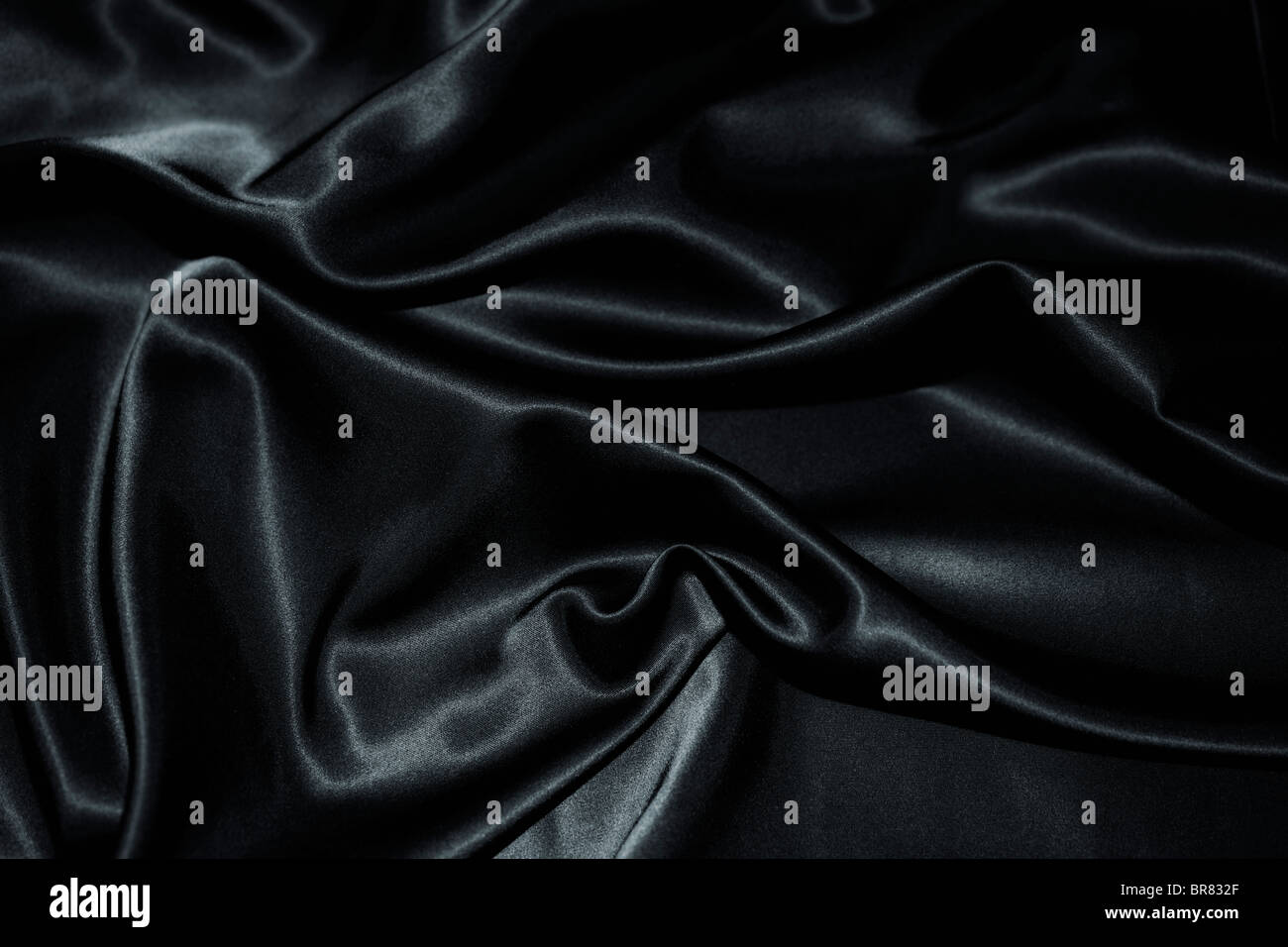 texture of a black silk Stock Photo - Alamy