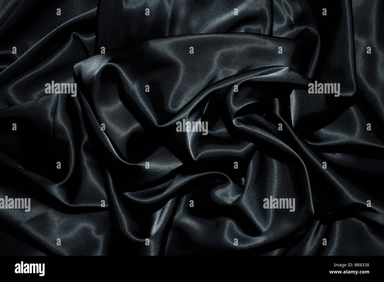 texture of a black silk Stock Photo - Alamy