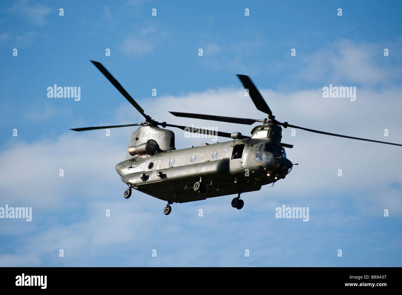 Boeing CH-47 Chinook twin-engine, tandem rotor heavy-lift helicopter ...