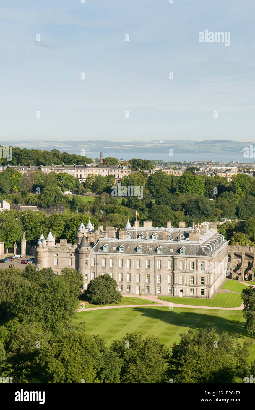 Aerial view of palace of holyroodhouse hi-res stock photography and ...