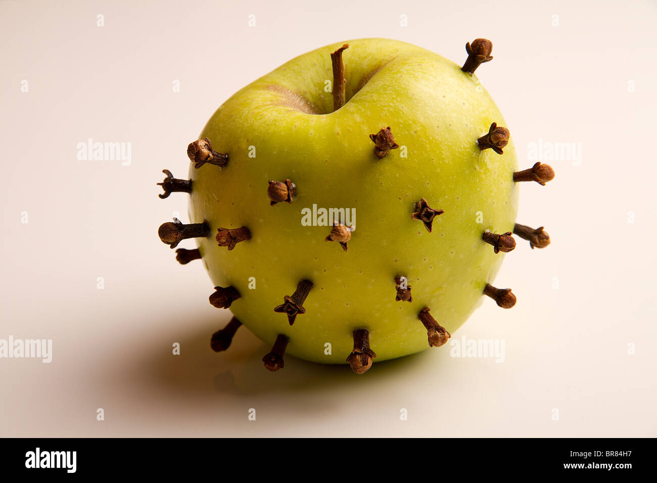 Apple with stalk hi-res stock photography and images - Alamy