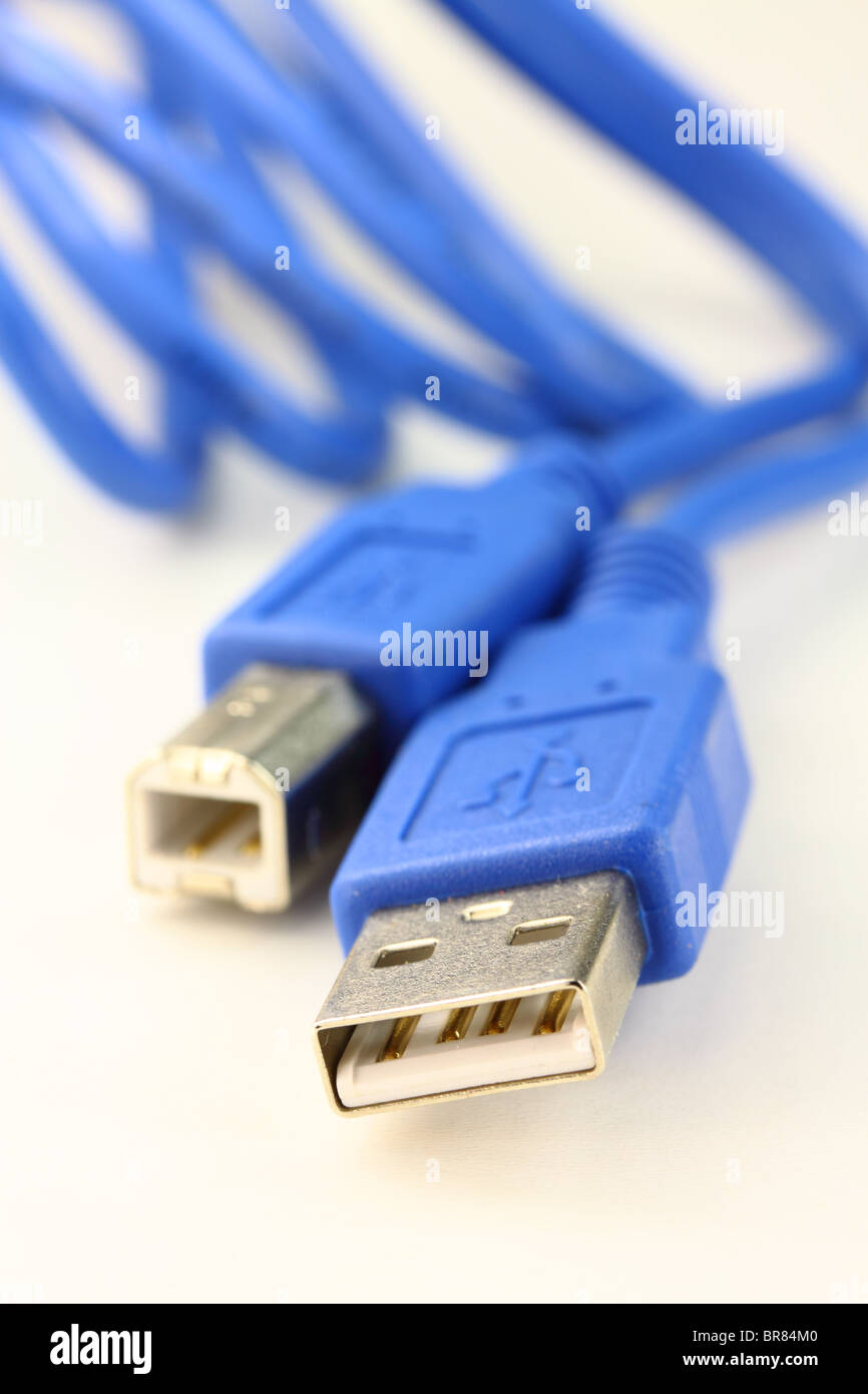 USB communications cable Stock Photo - Alamy