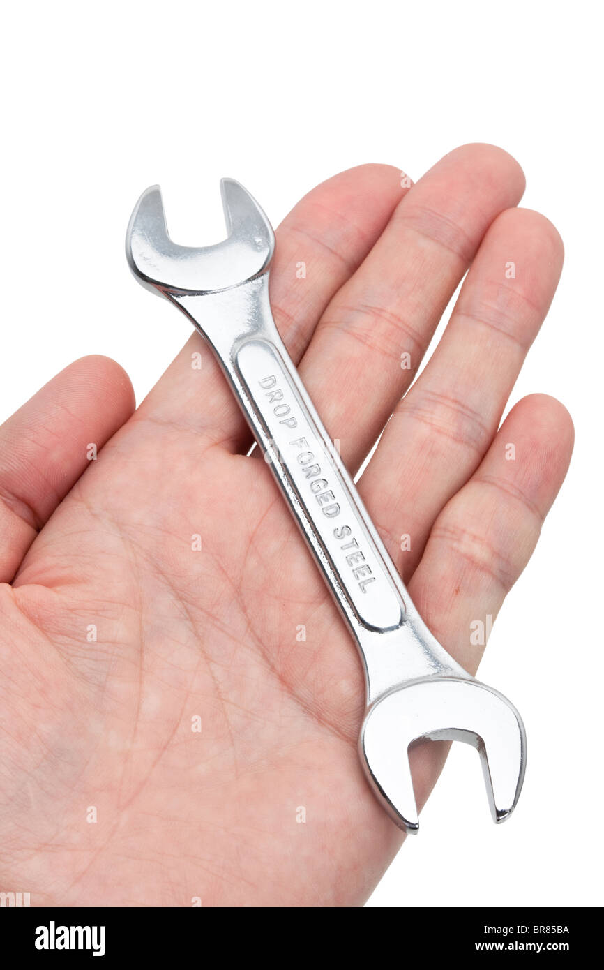 Hand wrench tool or spanner hi-res stock photography and images - Alamy