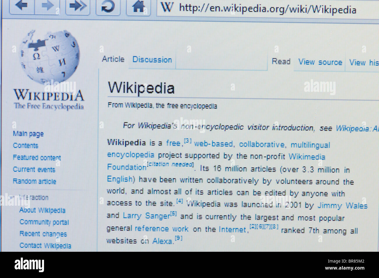 Wikipedia web hi-res stock photography and images - Alamy