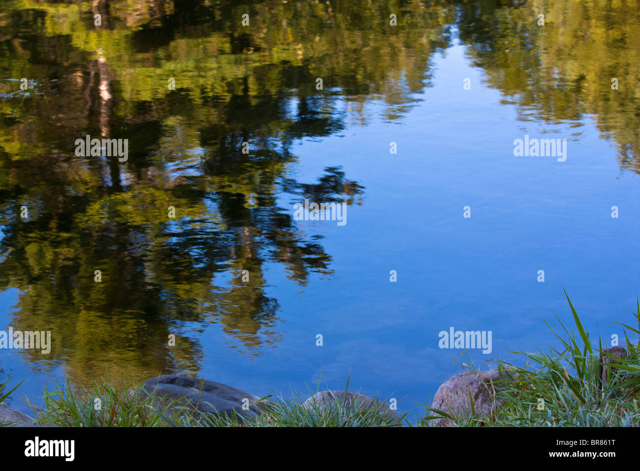 American rural landscape Sable River in Michigan USA US reflections on ...