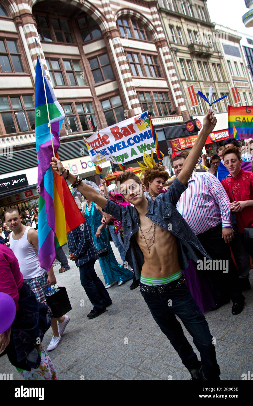 Gay pride march Stock Photo - Alamy