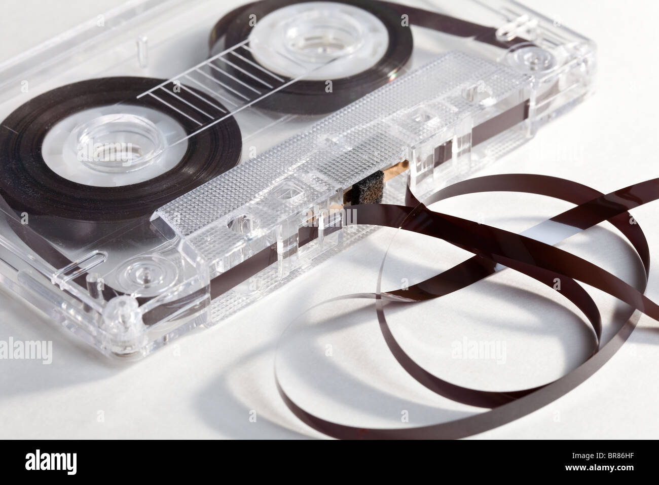 Audio Cassette close up shot Stock Photo - Alamy