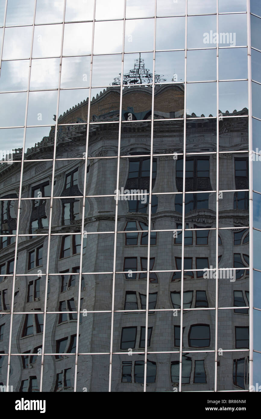 City of Grand Rapids Michigan in USA Exterior wall of a building with ...