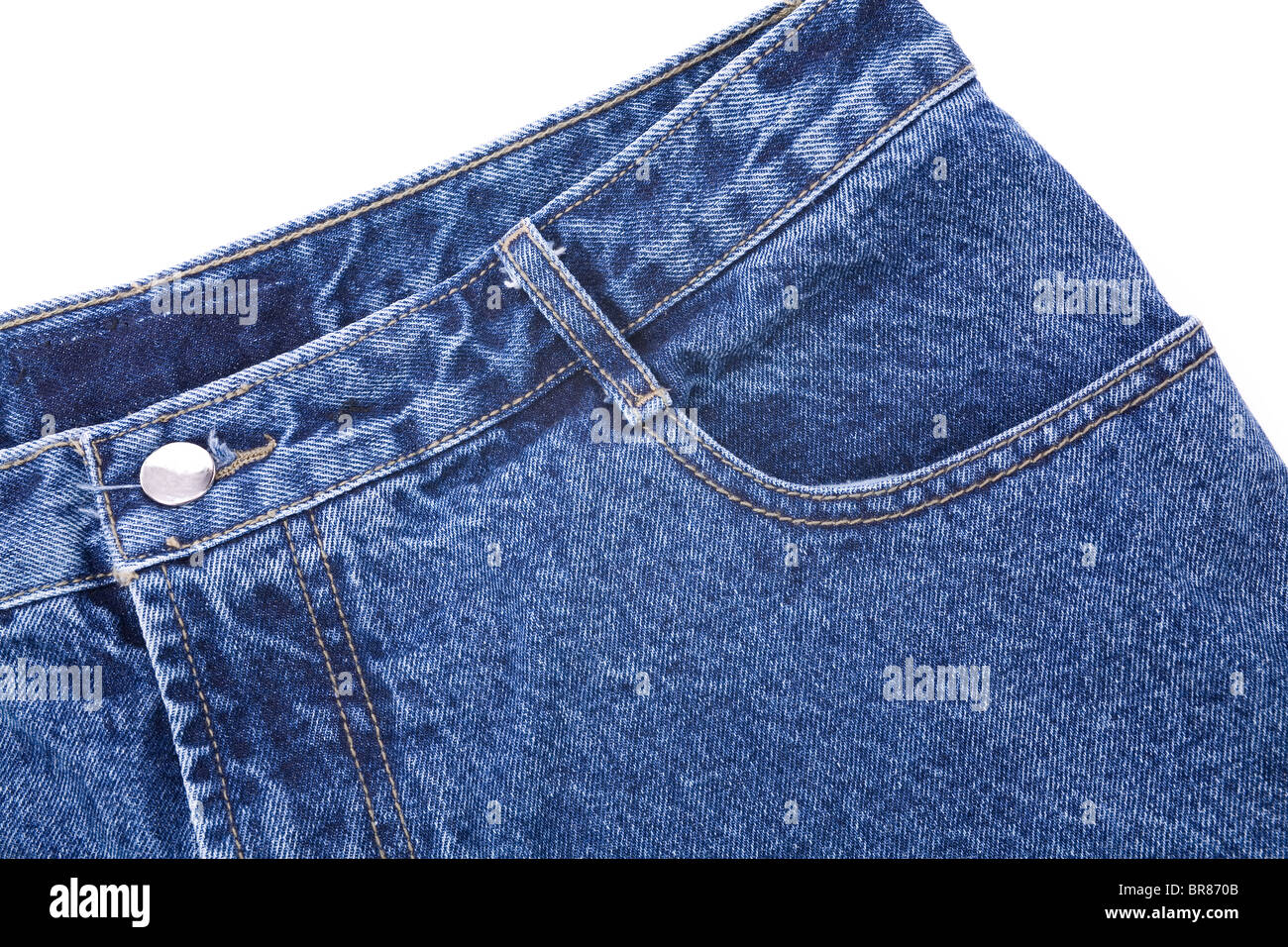 a blue jean close up shot Stock Photo - Alamy