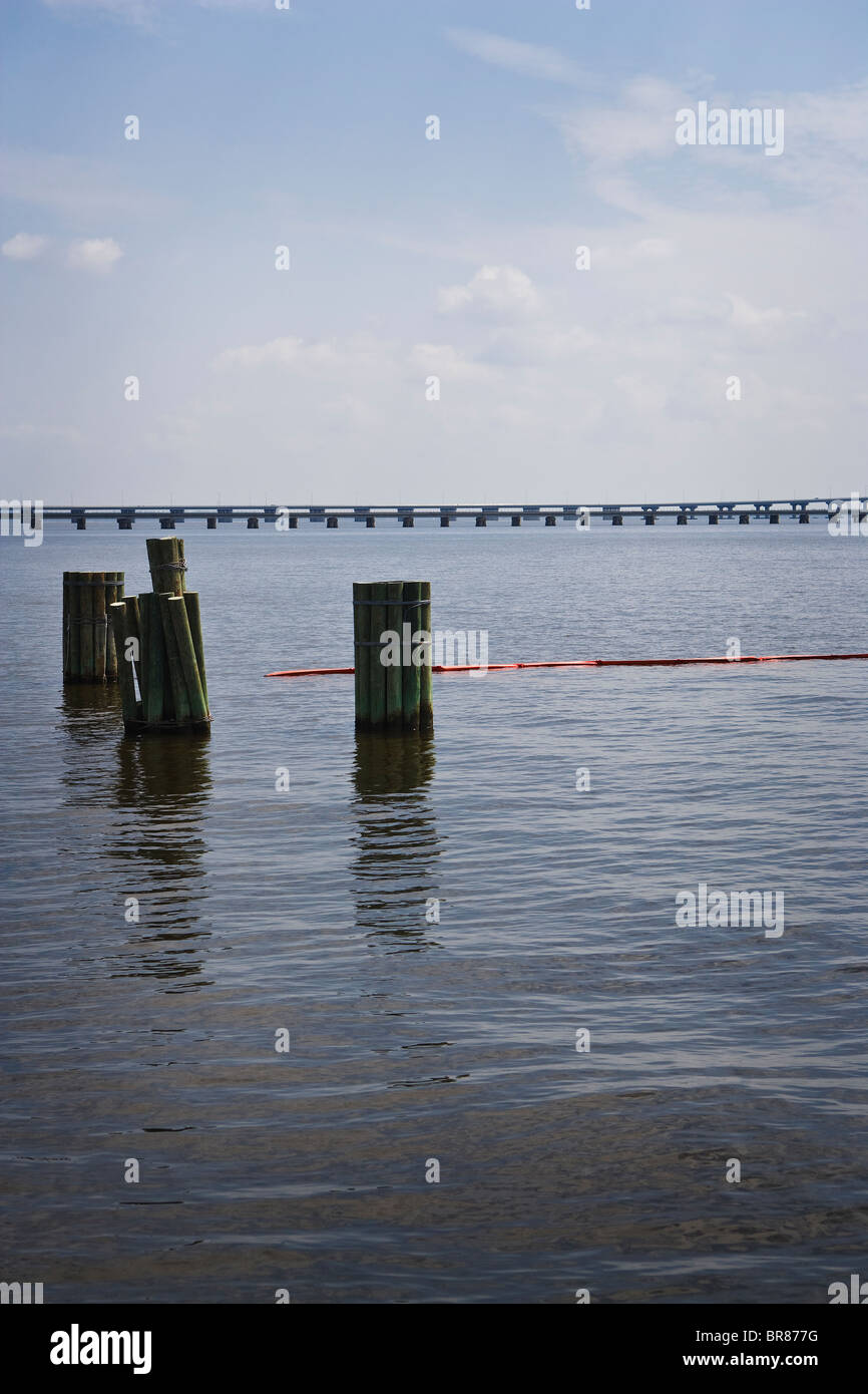 Oil spill response sea pollution boom hi-res stock photography and ...