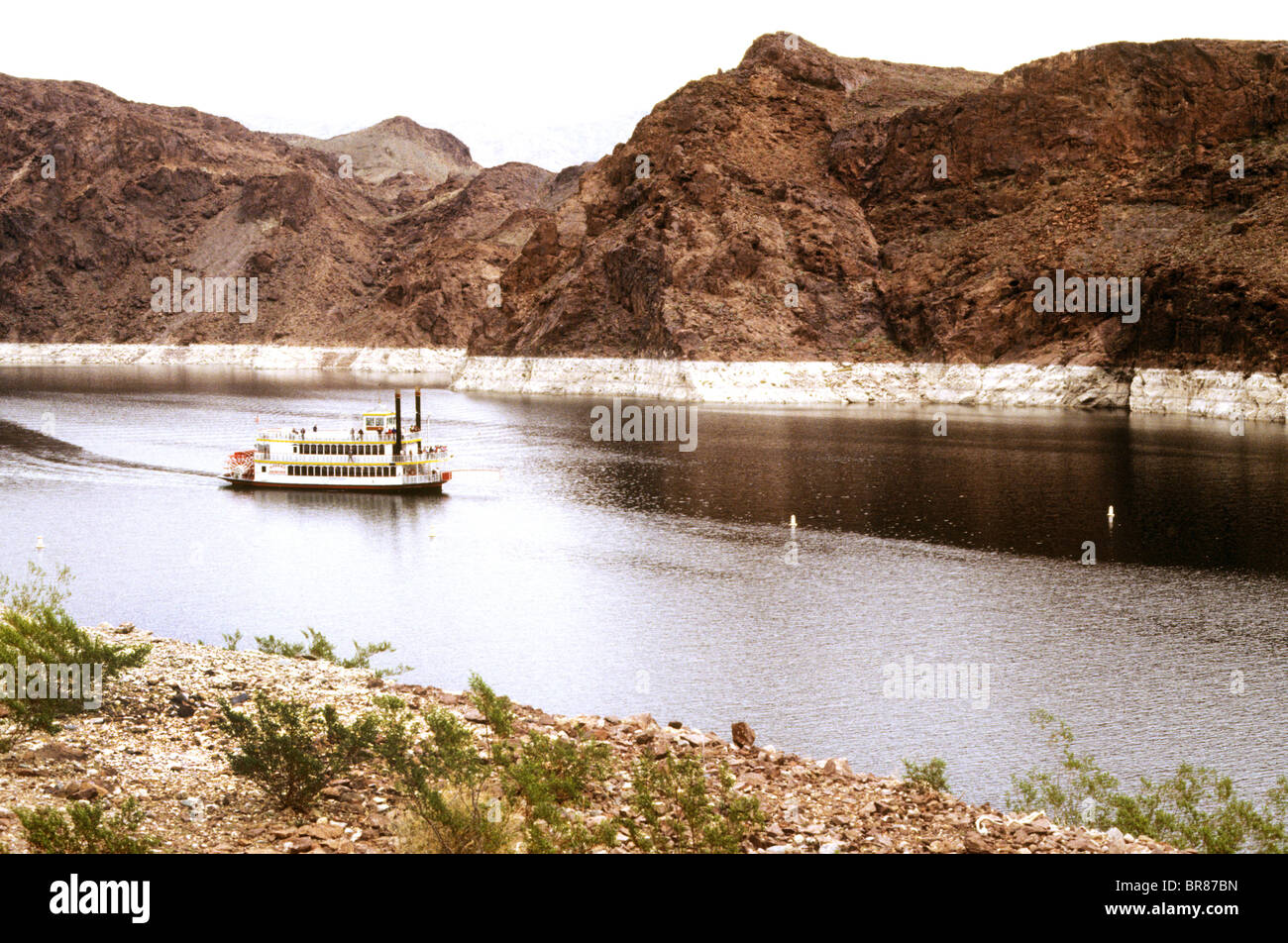 Wall Hoover Dam Lake Mead Nevada USA flood control electric electrical ...