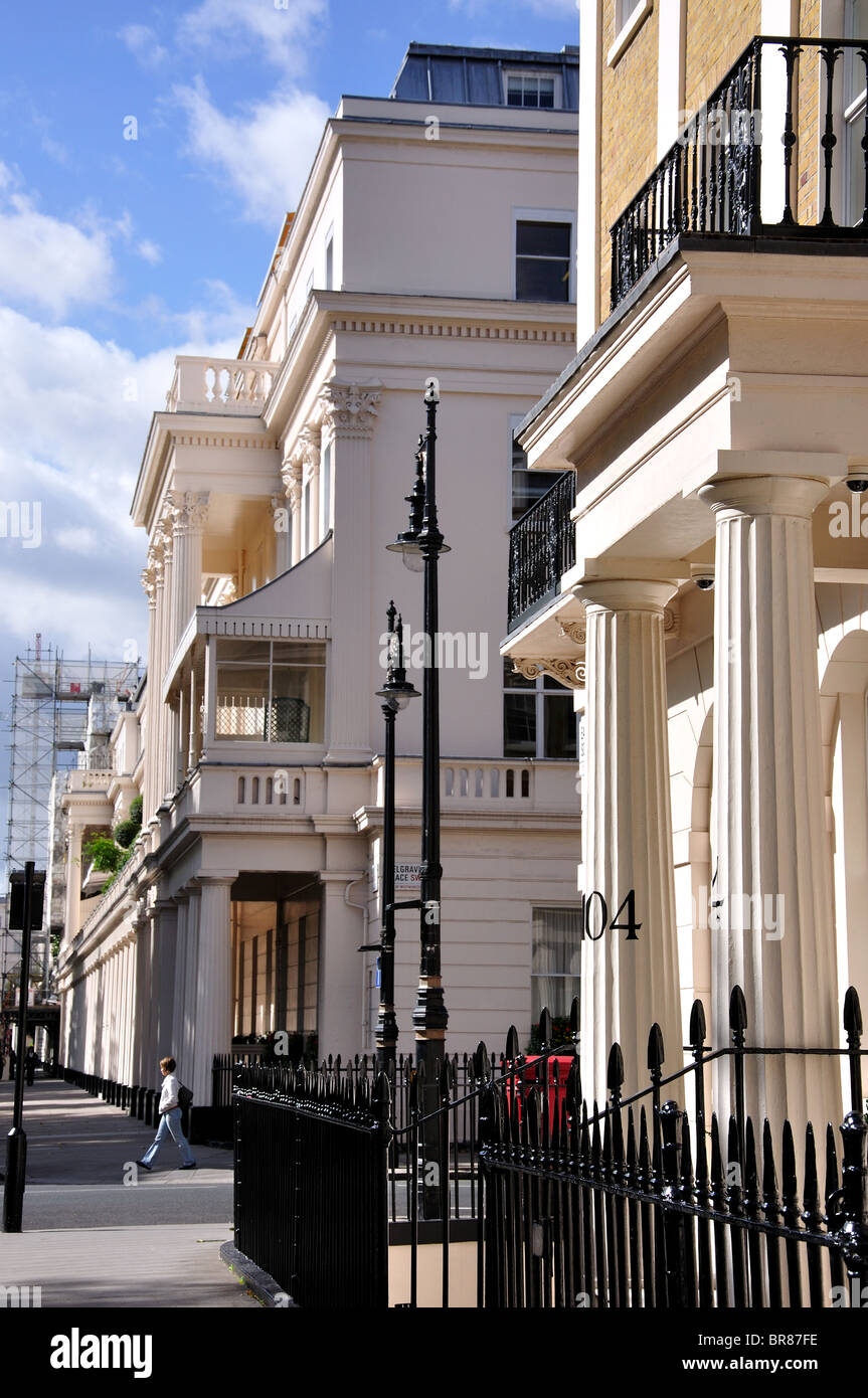 Eaton Square, Belgravia, City of Westminster, Greater London, England ...