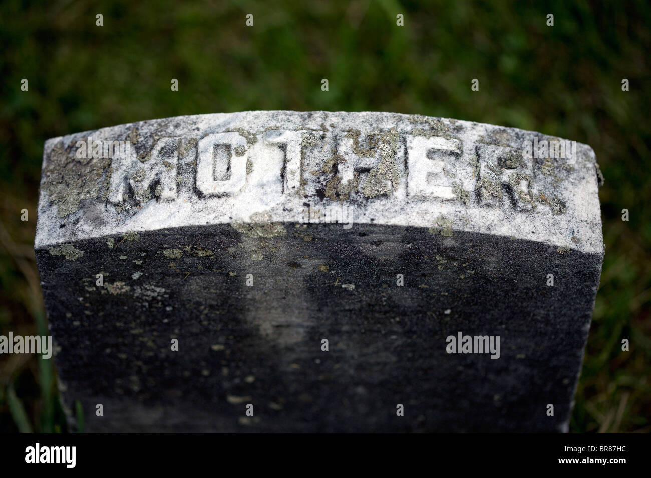 Grave of a mother Stock Photo - Alamy