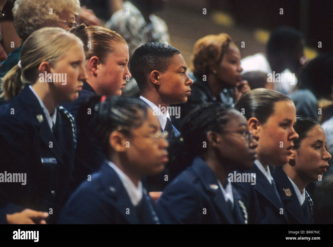 American military graduation ceremony hi-res stock photography and ...
