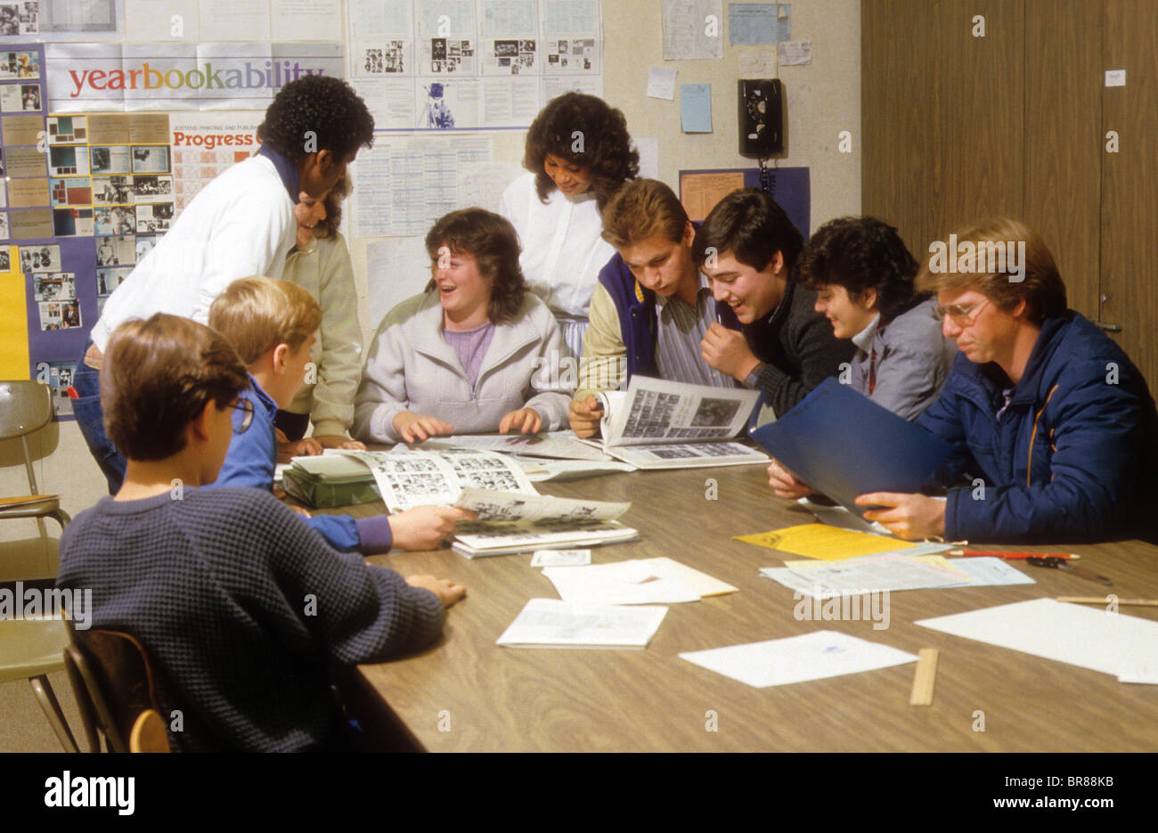 High school yearbook hi-res stock photography and images - Alamy