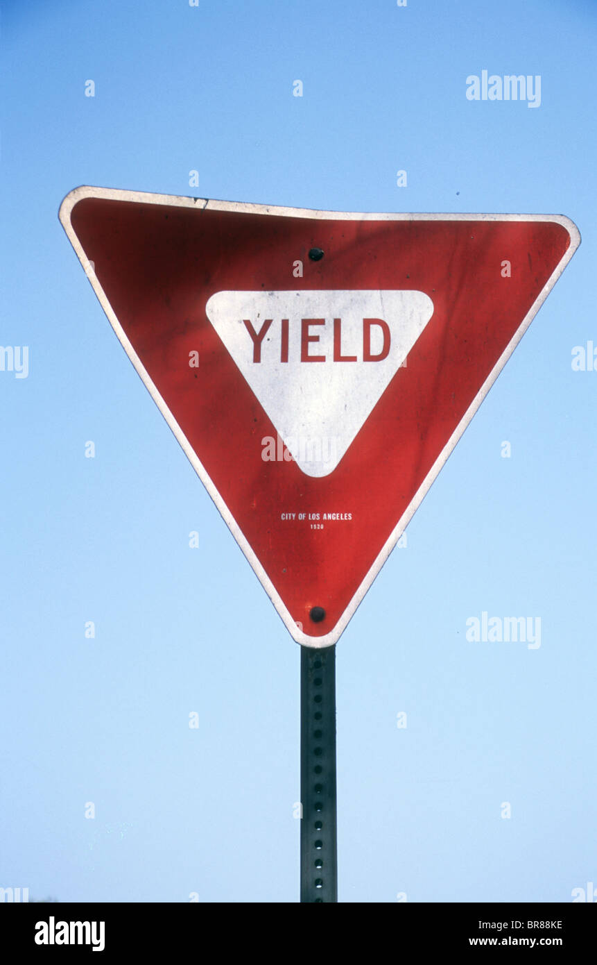 Street Safety Signs Yield