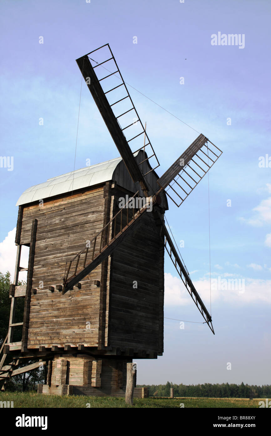 old traditional windmill Stock Photo - Alamy