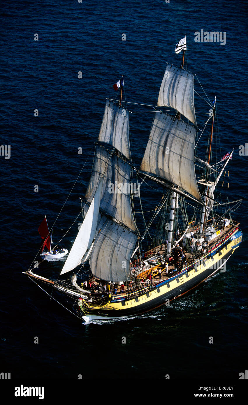 Tall Ship "Rose", Brest 1996, France Stock Photo - Alamy