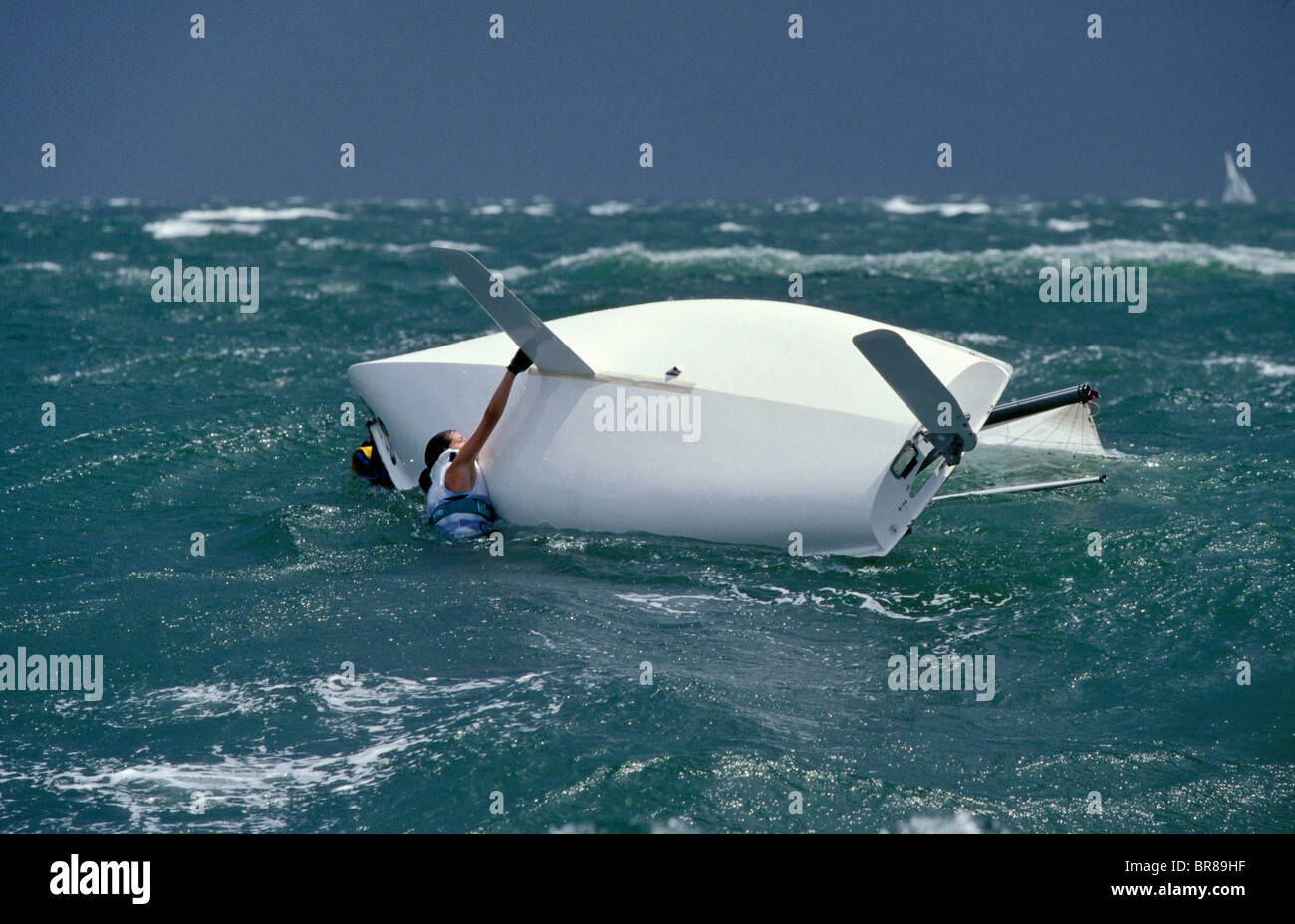 470 dinghy capsize during the 1996 Atlanta Olympic games off Savannah ...