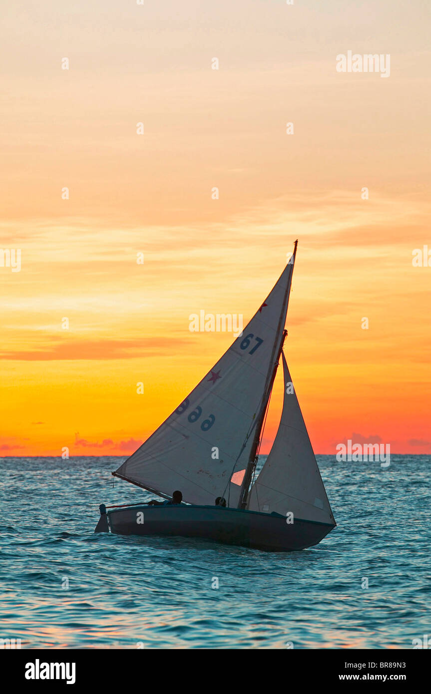 Yacht sailing during Grenada Sailing Festival 2005, Grenada, Caribbean ...