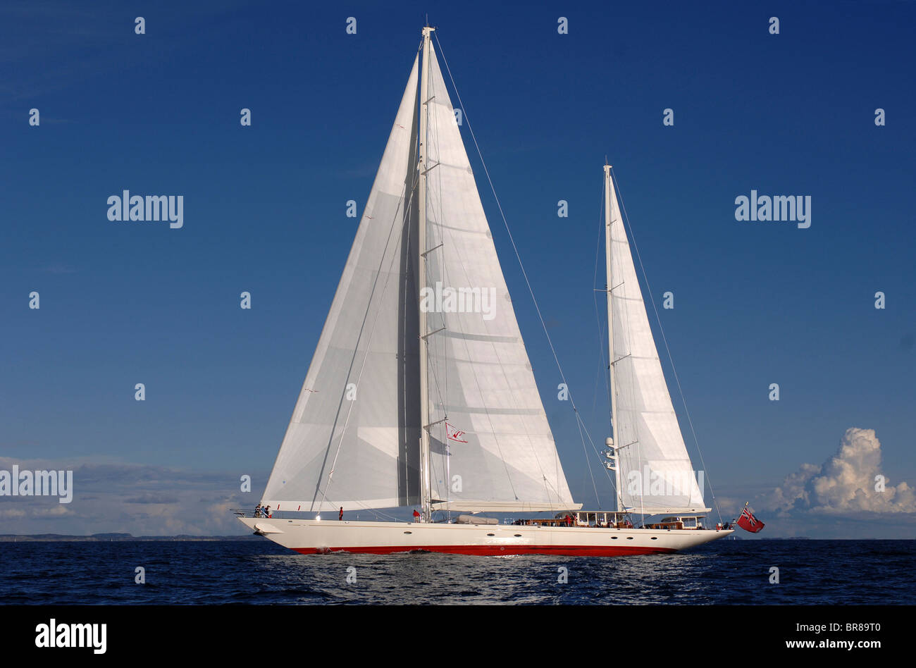 180ft Superyacht "Adele" sailing in Sweden during her maiden voyage in ...