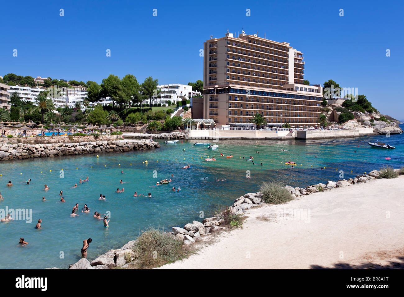 Cala Vinyes beach. Mallorca Island. Spain Stock Photo - Alamy