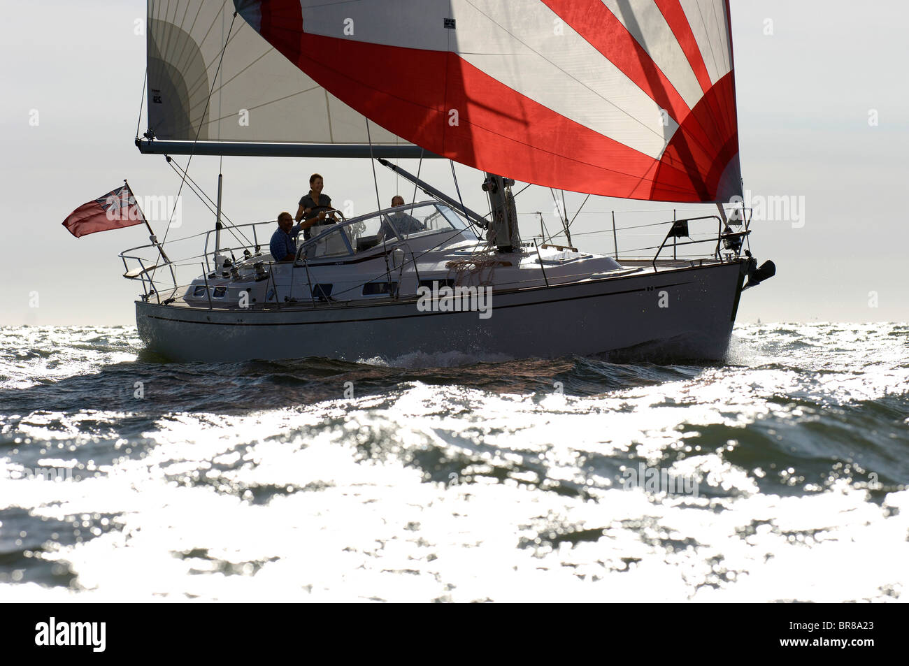 Najad 405 in the Solent, UK, September 26, 2006 Stock Photo - Alamy