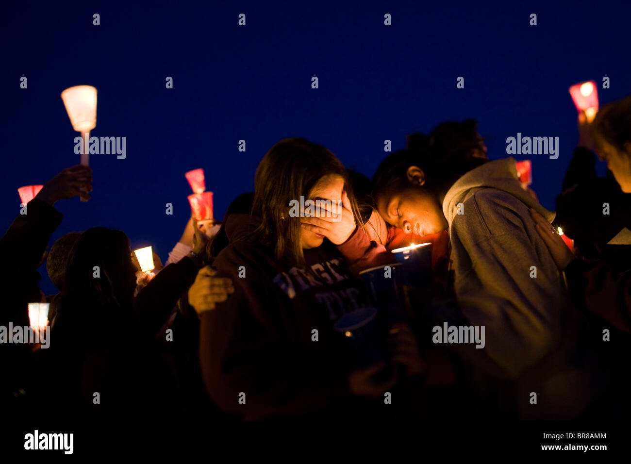 Virginia tech shooting vigil hi-res stock photography and images - Alamy
