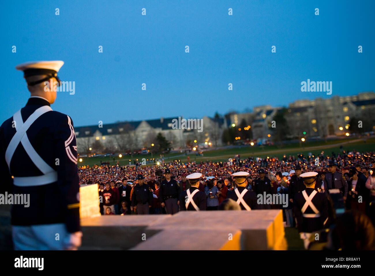 Virginia tech shooting vigil hi-res stock photography and images - Alamy
