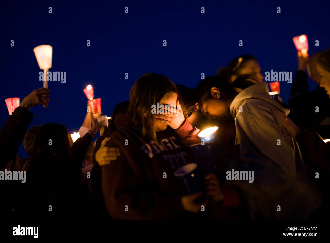 Virginia tech shooting vigil hi-res stock photography and images - Alamy