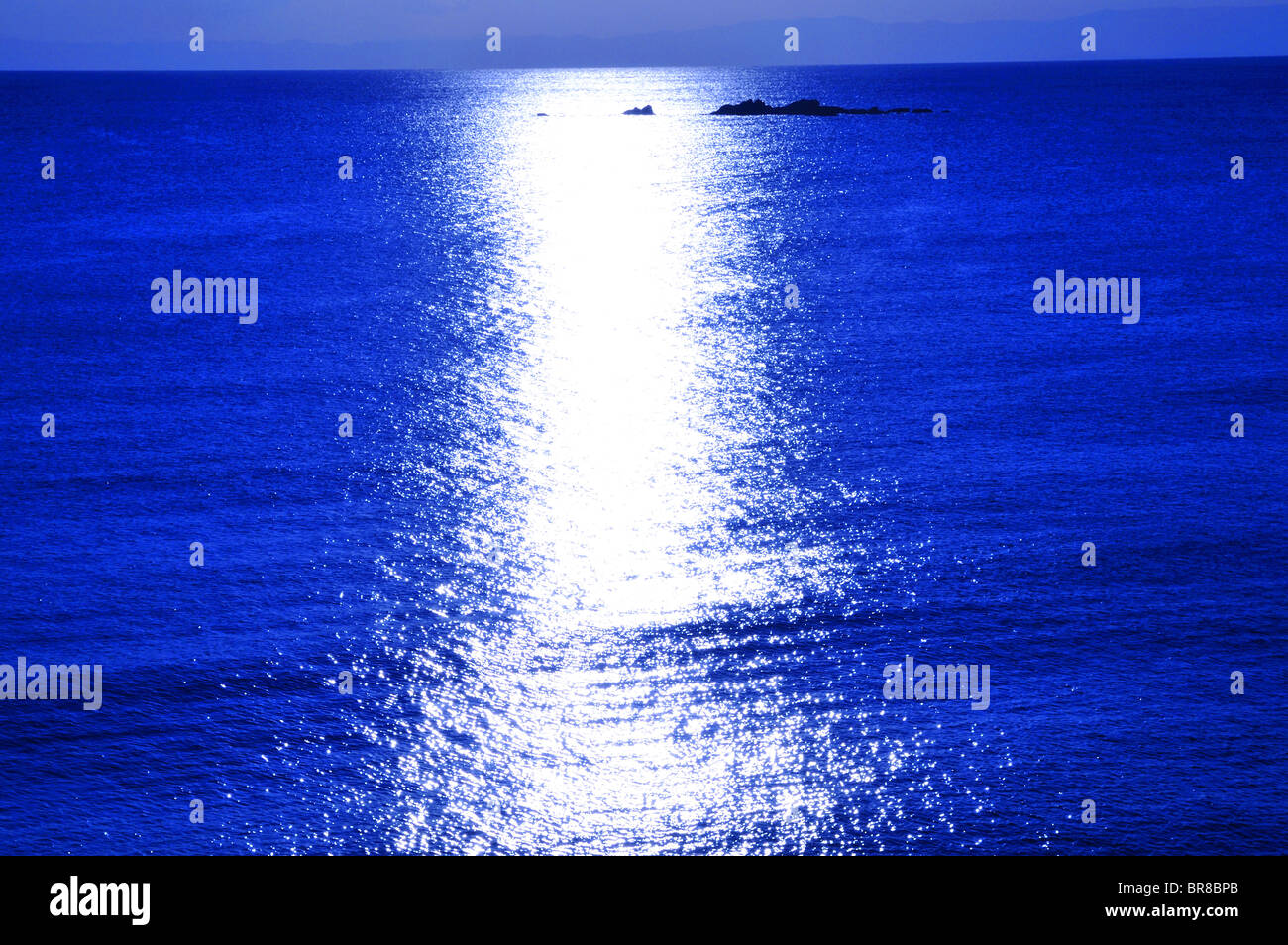 Sea and reflection Stock Photo - Alamy