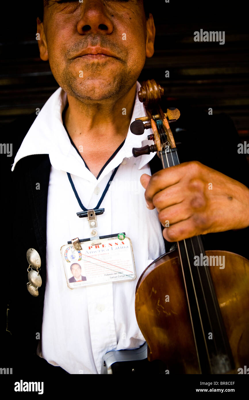 Mariachi violin player poses for a photo in Tijuana BC Mexico Stock ...