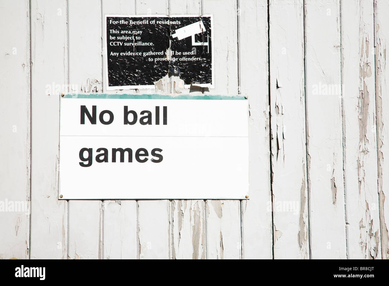 No ball games sign hi-res stock photography and images - Alamy