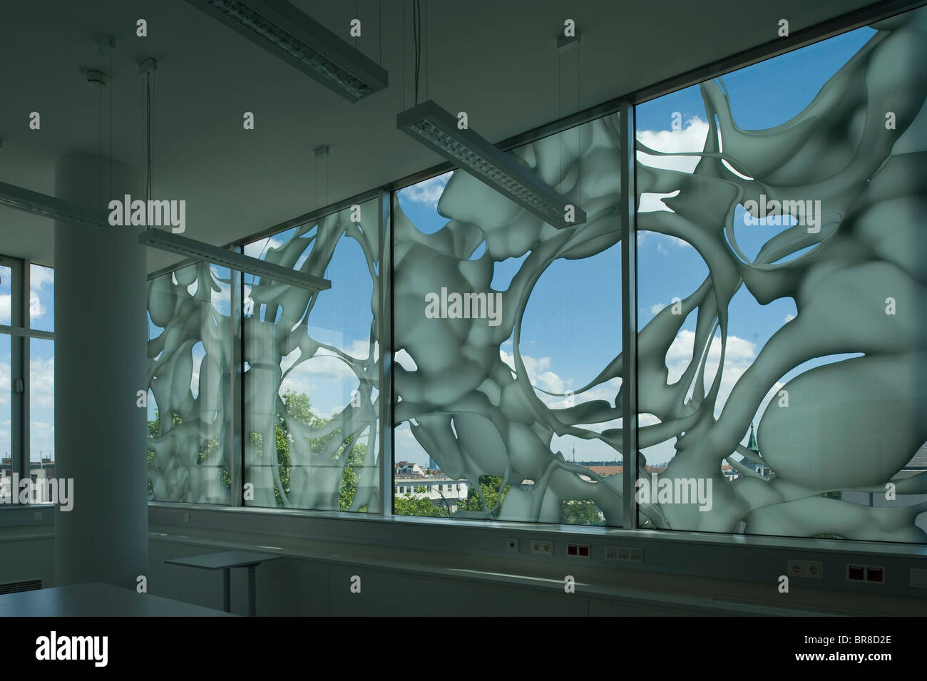 Wien, CeMM, Centrum für molekulare Medizin im Wiener AKH, Fassade von ...