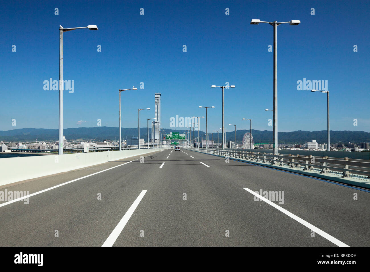 Kansai International airport access bridge Stock Photo - Alamy