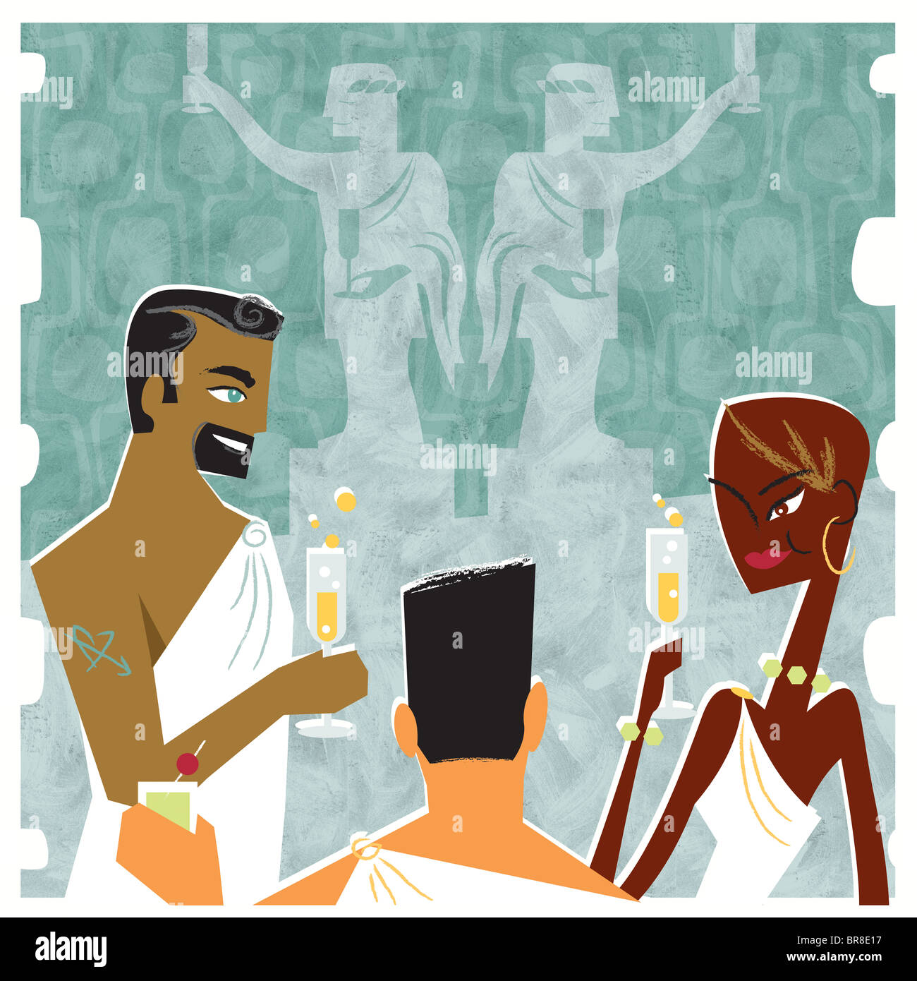 Togas Cut Out Stock Images & Pictures - Alamy