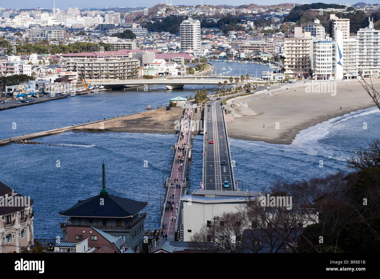 Bridge at Enoshima Stock Photo - Alamy