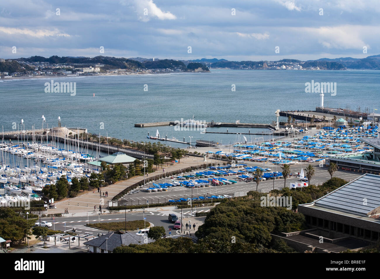 Marina at Shonan Stock Photo - Alamy
