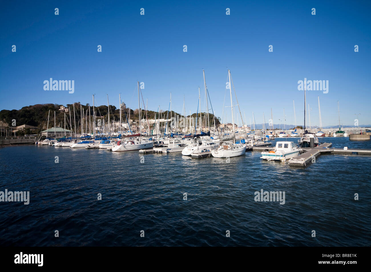 Marina at Shonan Stock Photo - Alamy