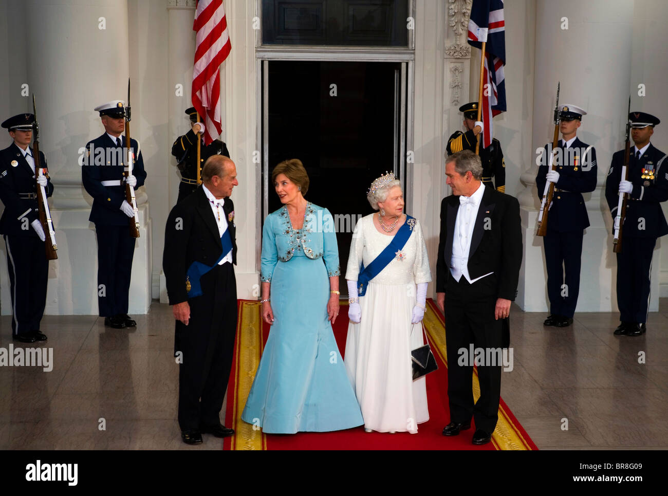 George w. bush first lady white house hi-res stock photography and ...