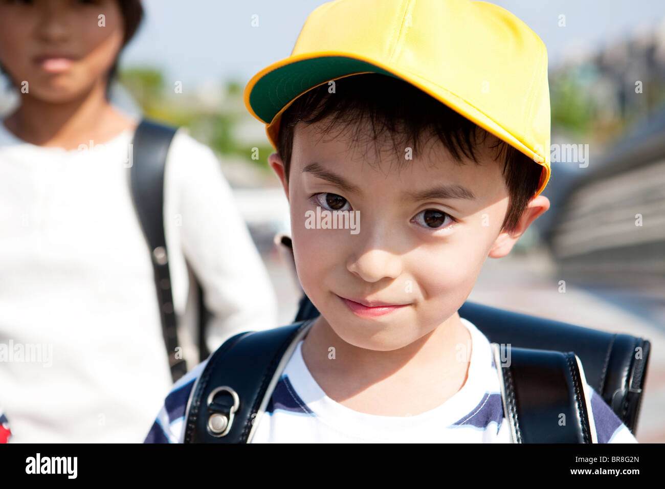 Elementary school students walking to school Stock Photo - Alamy