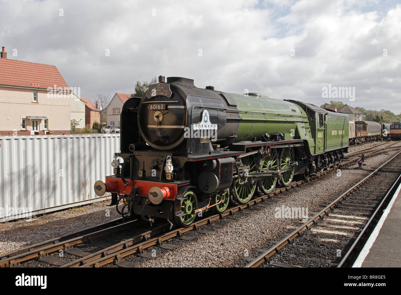 Tornado A1 steam engine no 60163 at Bishops Lydeard Stock Photo - Alamy